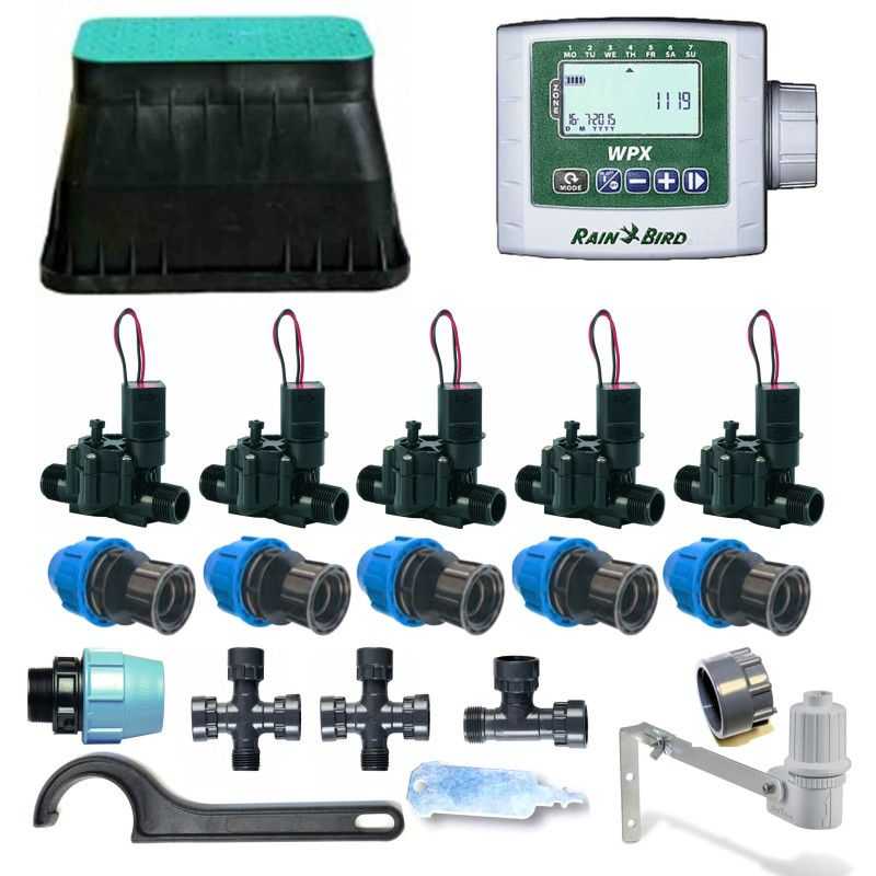 Kit irrigazione Rain Bird a 5 zone 9V - Rain Bird